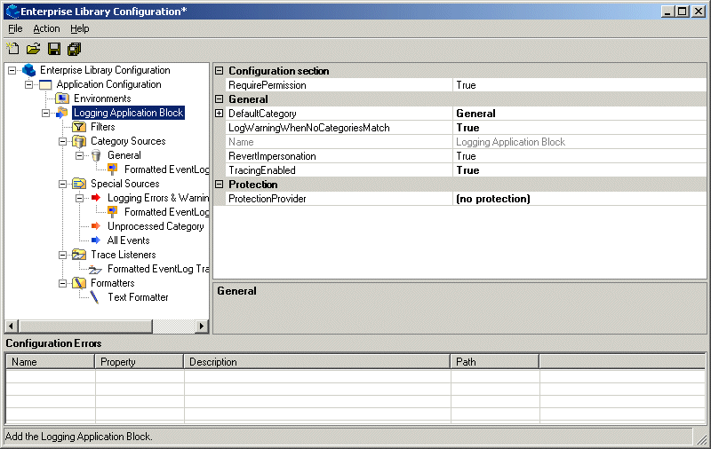 Logging Application Blocks